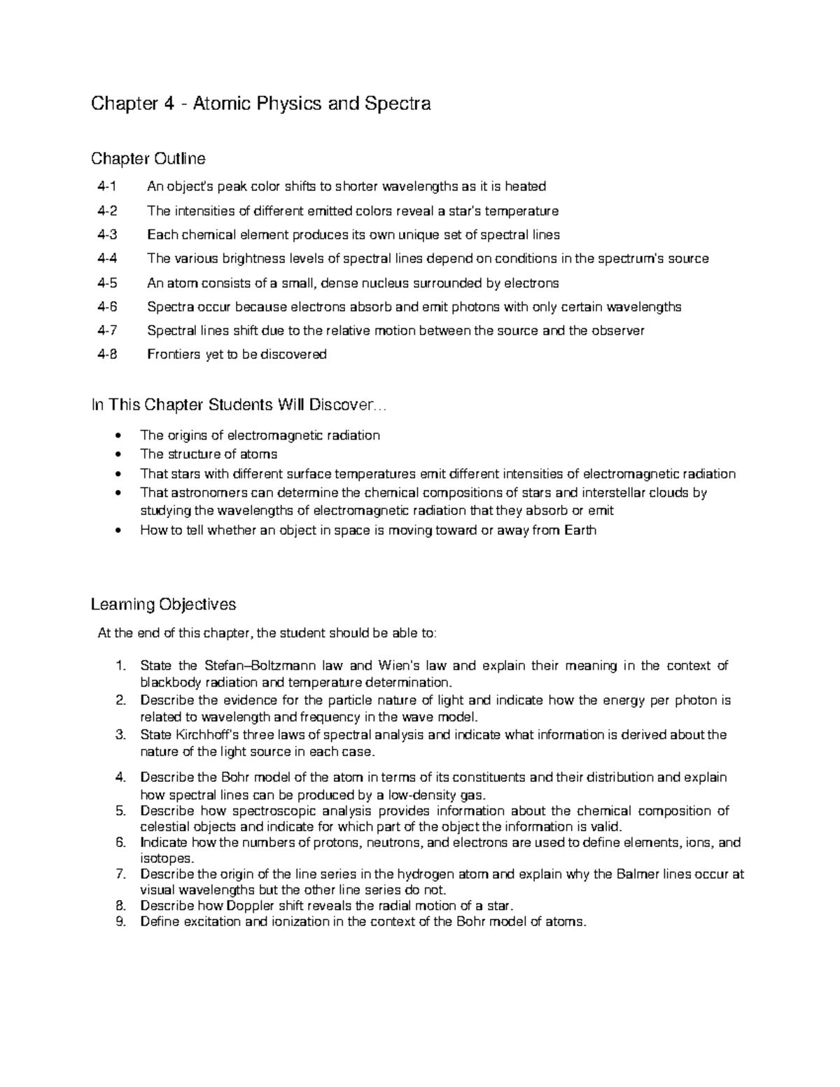 Chapter 04 - Notes created by teacher Professor Jason gilchrist ...