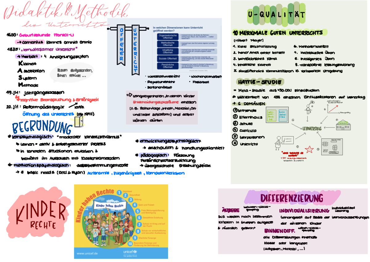 VIII. Didaktik und Methodik des Unterrichts - U QUALITÄT t O u t 1650 ...