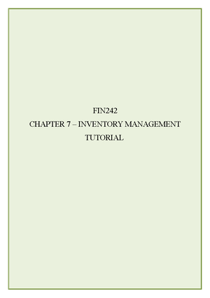 FIN 242 JUNE 2018 - fin242 june2018 - Fundamentals of Finance - Studocu