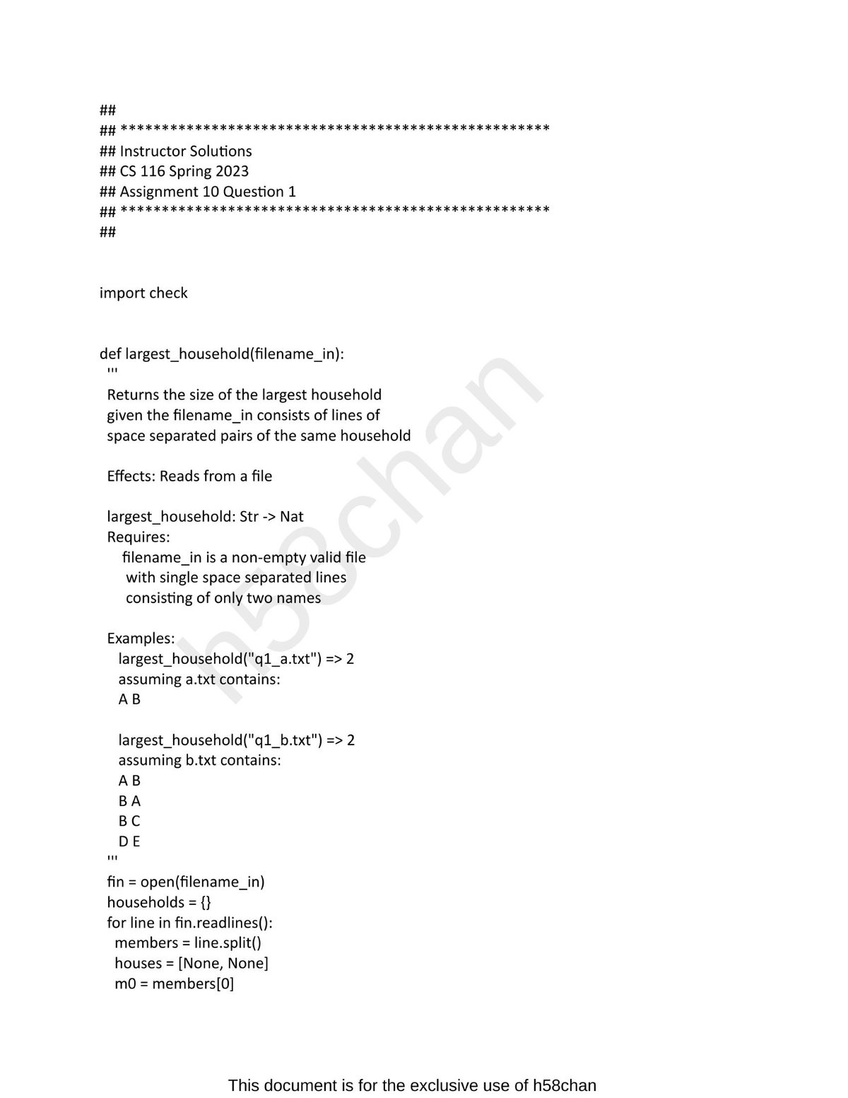 Assignment 10 - Cs 115 - Studocu