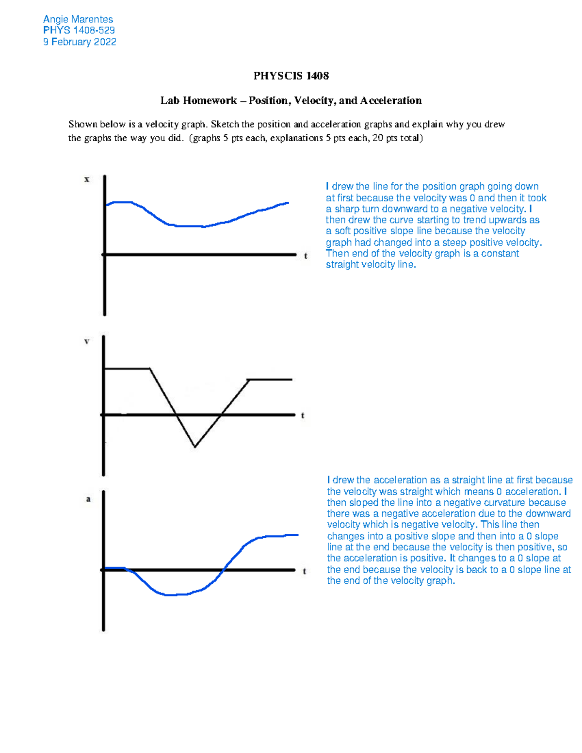 Phys lab 34 hw page - Phys lab 3 and 4 homework - PHYS 1408 - PHYSCIS ...