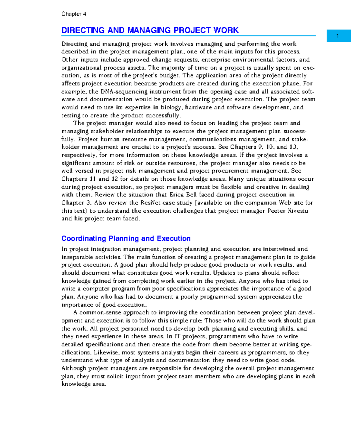 M4 05 directingmanagingprojwork - DIRECTING AND MANAGING PROJECT WORK Directing and managing ...