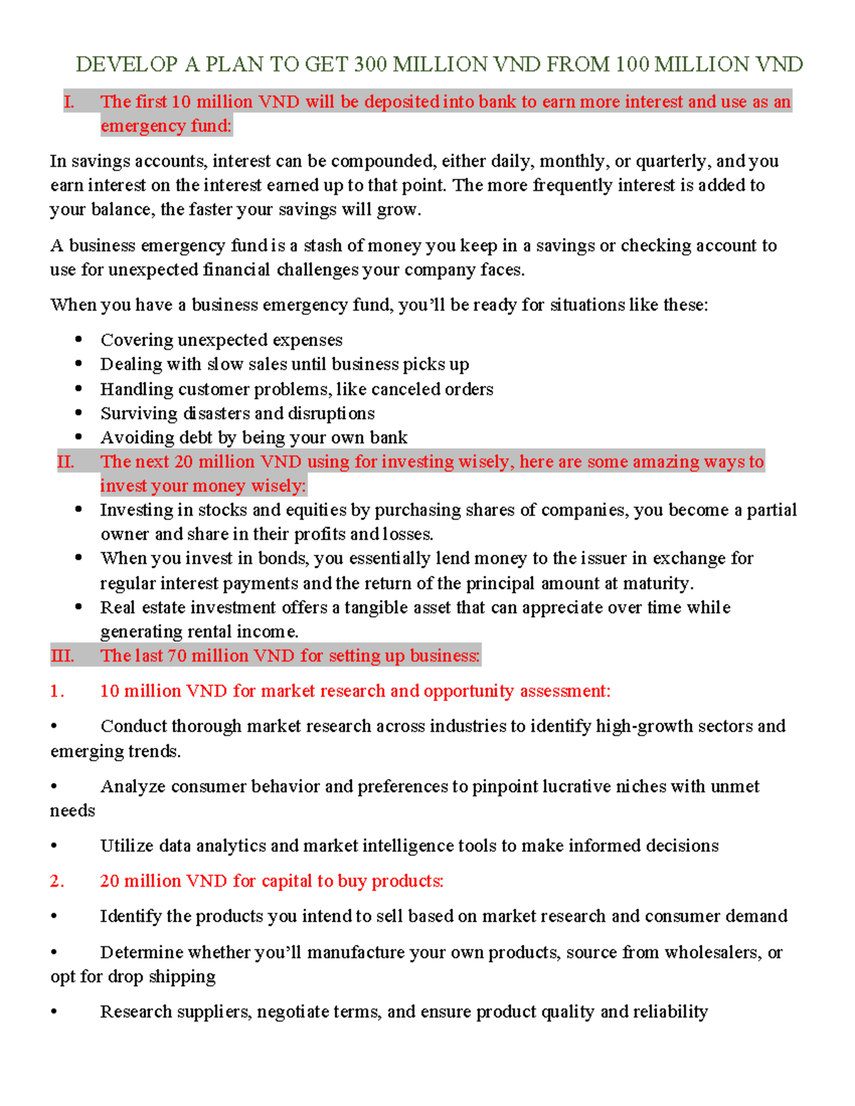 POM A Little Project Notes DEVELOP A PLAN TO GET 300 MILLION VND pom-a-little-project-notes-develop-a-plan-to-get-300-million-vnd