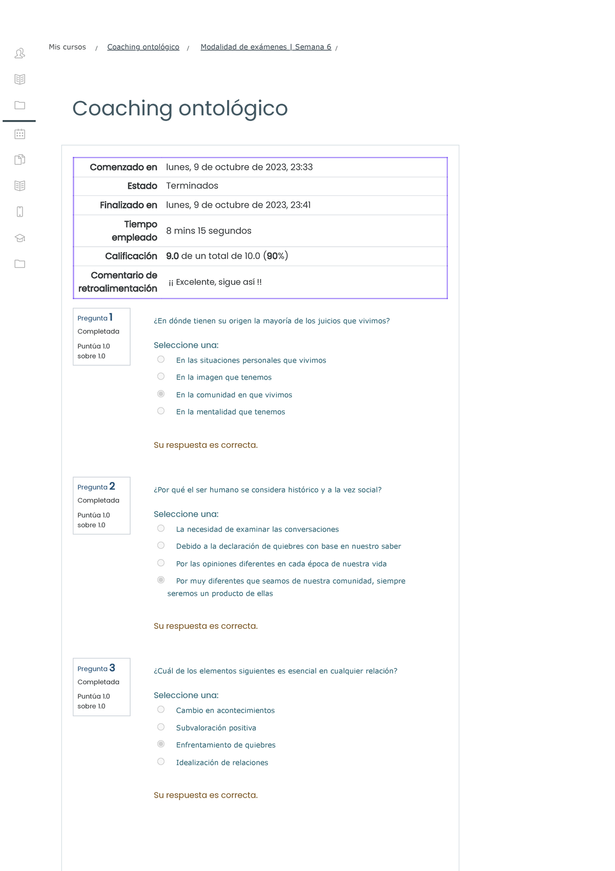 Couching ontologico - coaching ontologic - Coaching ontológico Pregunta ...