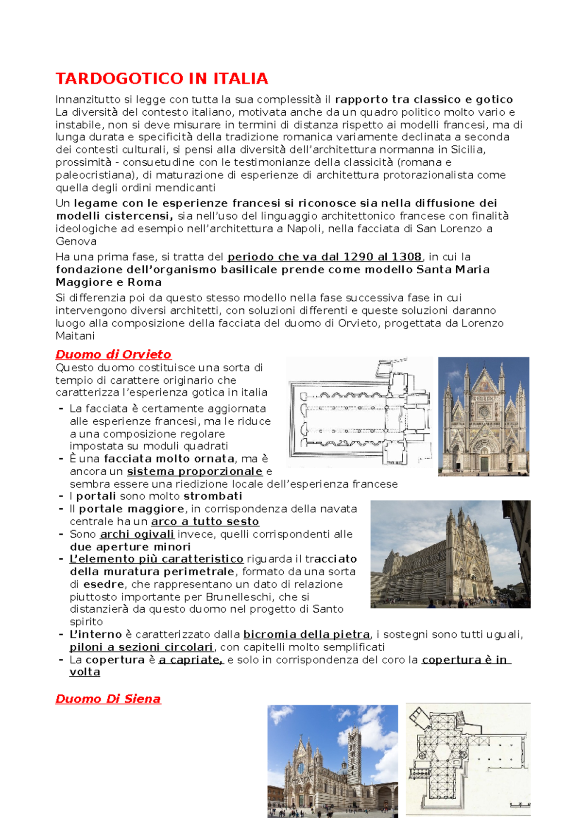 05. Gotico Parte C Tardogotico in Italia L07 - TARDOGOTICO IN ITALIA Innanzitutto si legge con ...