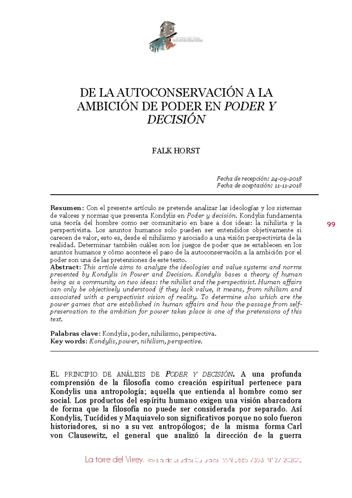 Dialnet-De La Autoconservacion ALa Ambicion De Poder En Poder YDeci ...