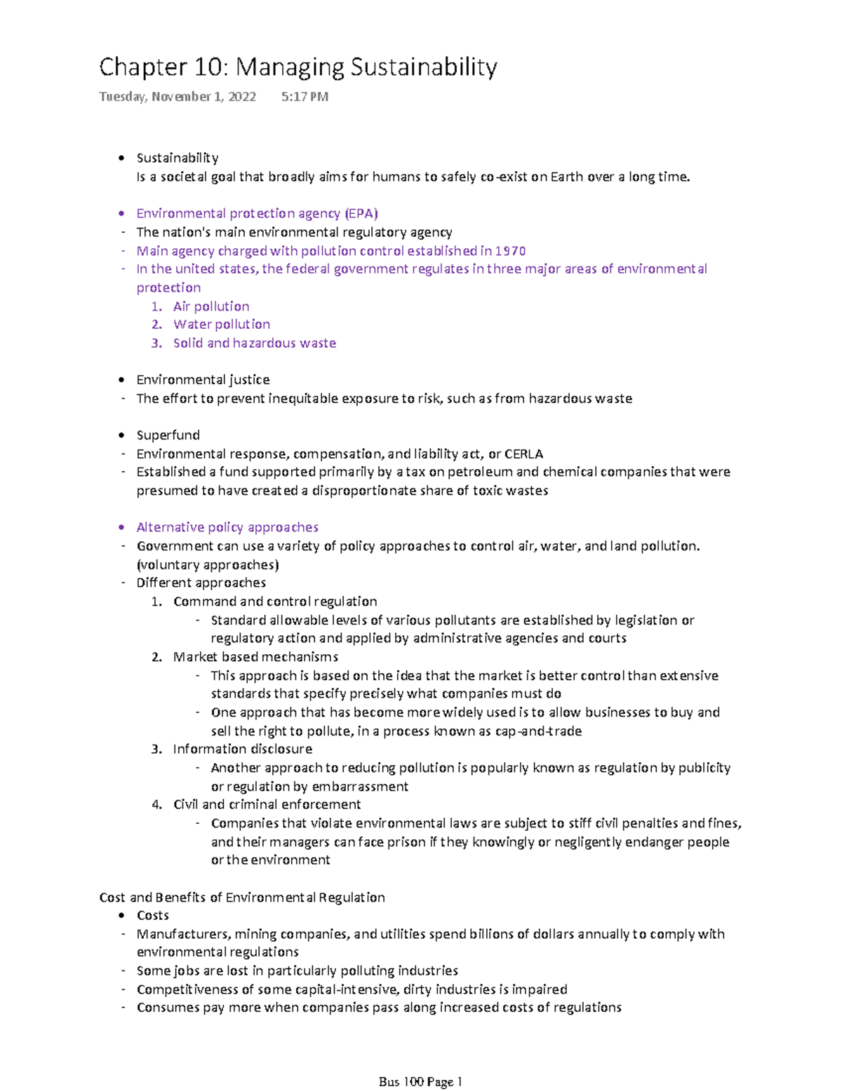 Managing Sustainability - Sustainability Is a societal goal that ...