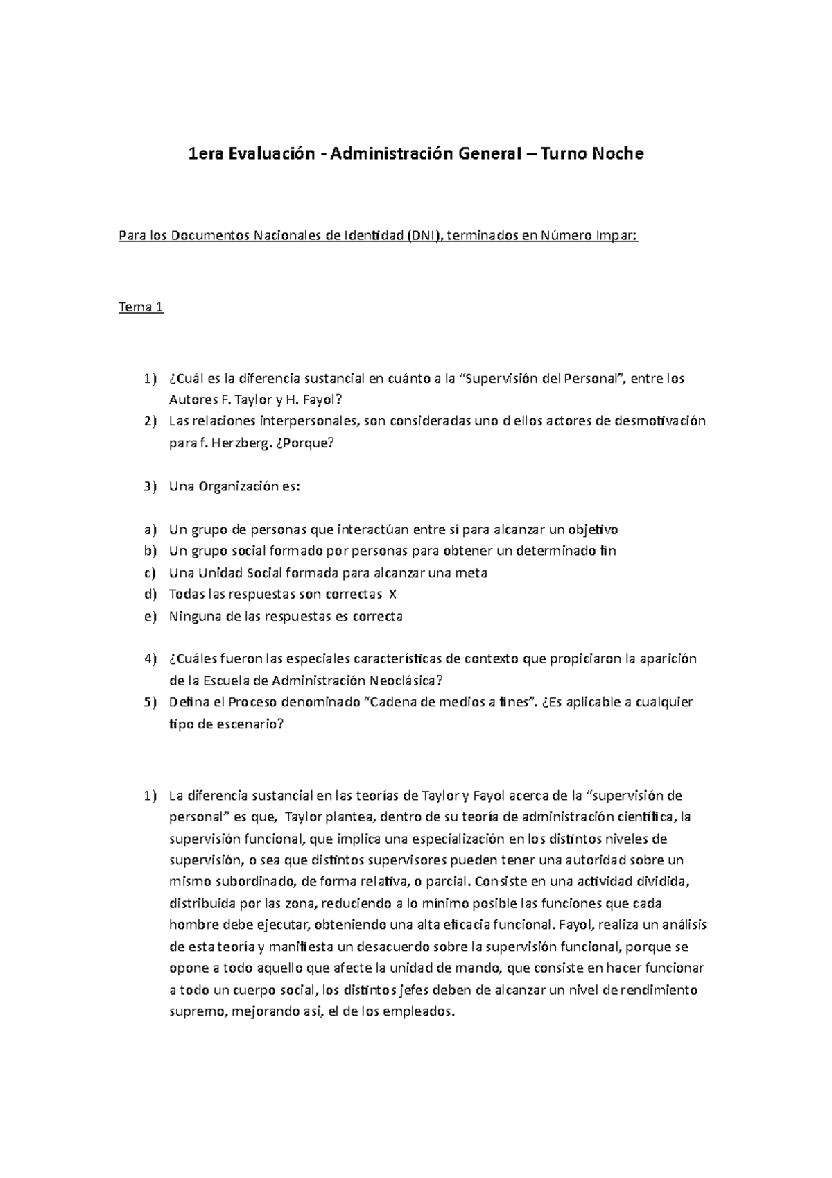 1er Parcial ADM GRAL TN 2do Cuat 21 - Administracion General - UNLaM - Studocu