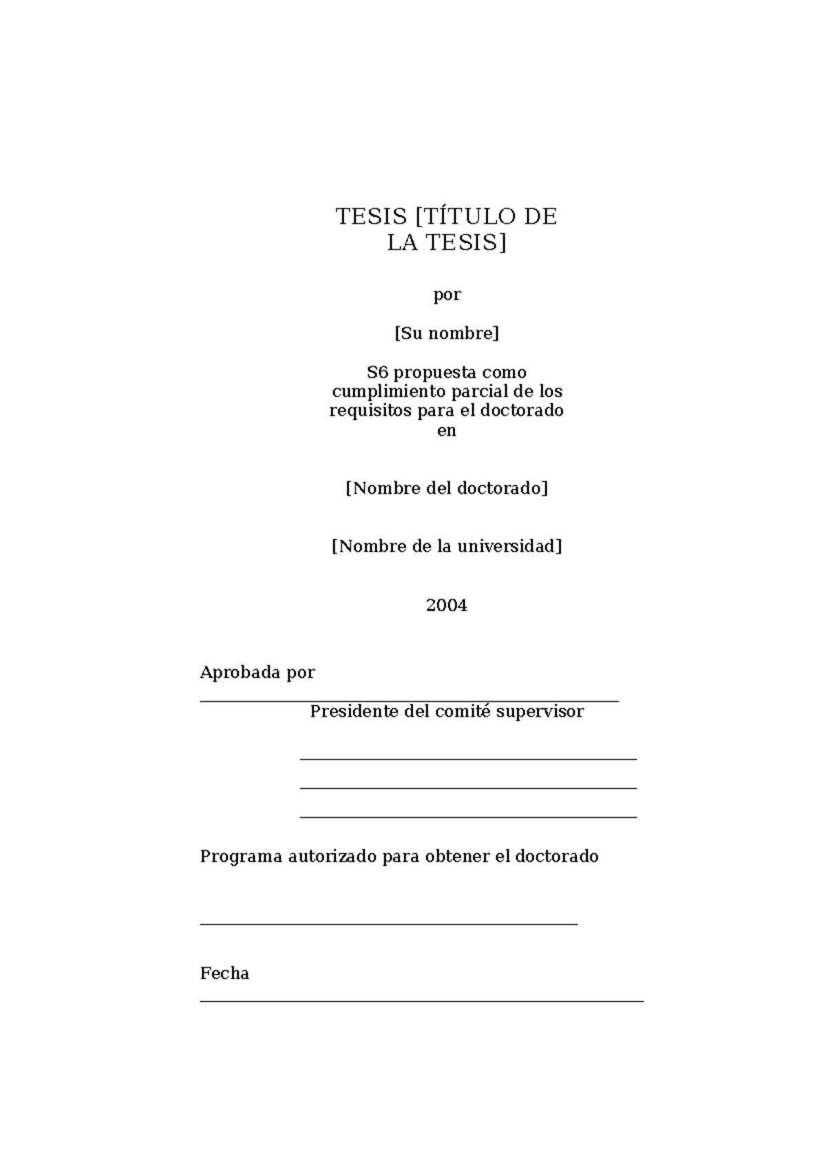 Tesis - qpkwjrmf - TESIS [TÍTULO DE LA TESIS] por [Su nombre] S6 ...