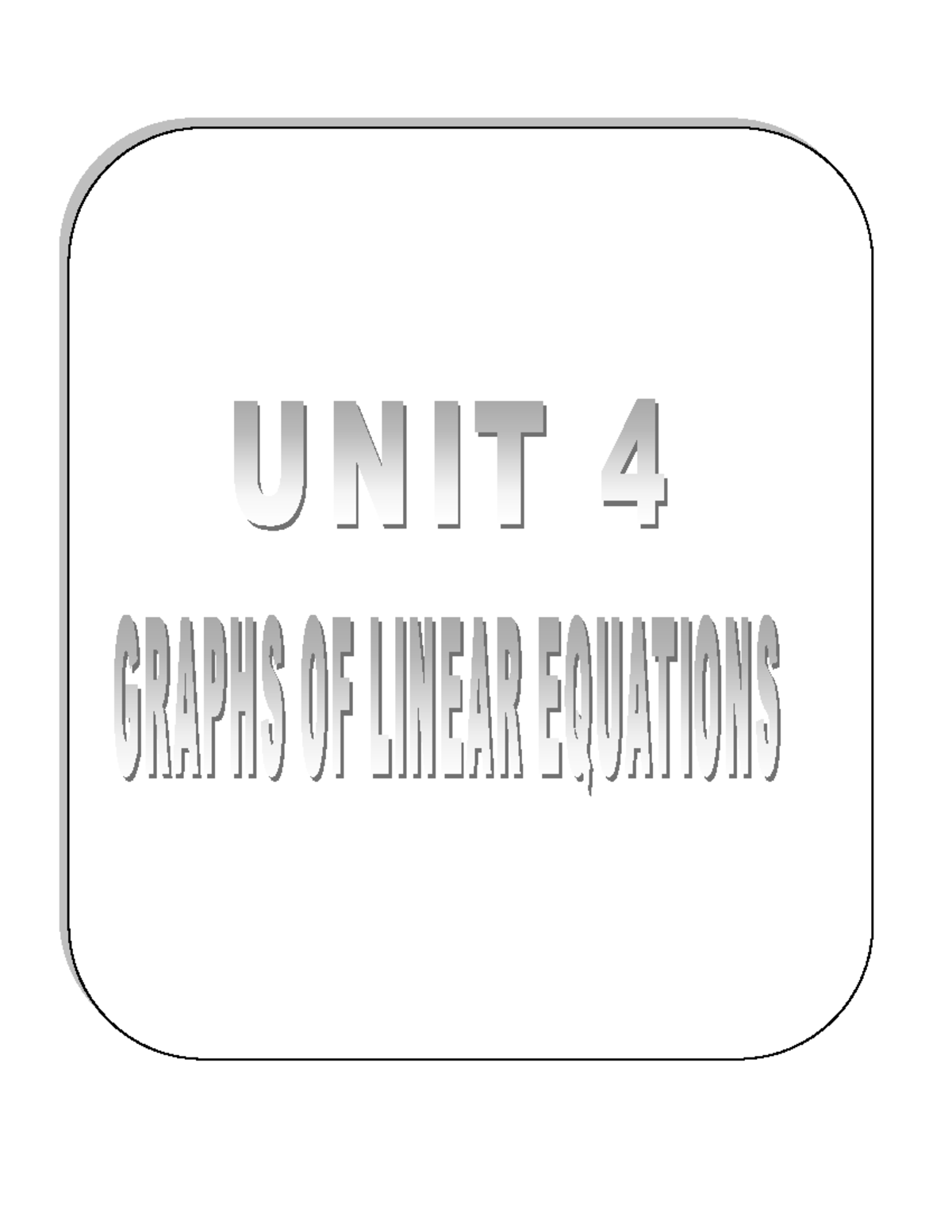 06-Unit4 Graphs of Linear Equations PDF - SECTION 1 STRAIGHT LINES p. 3 ...