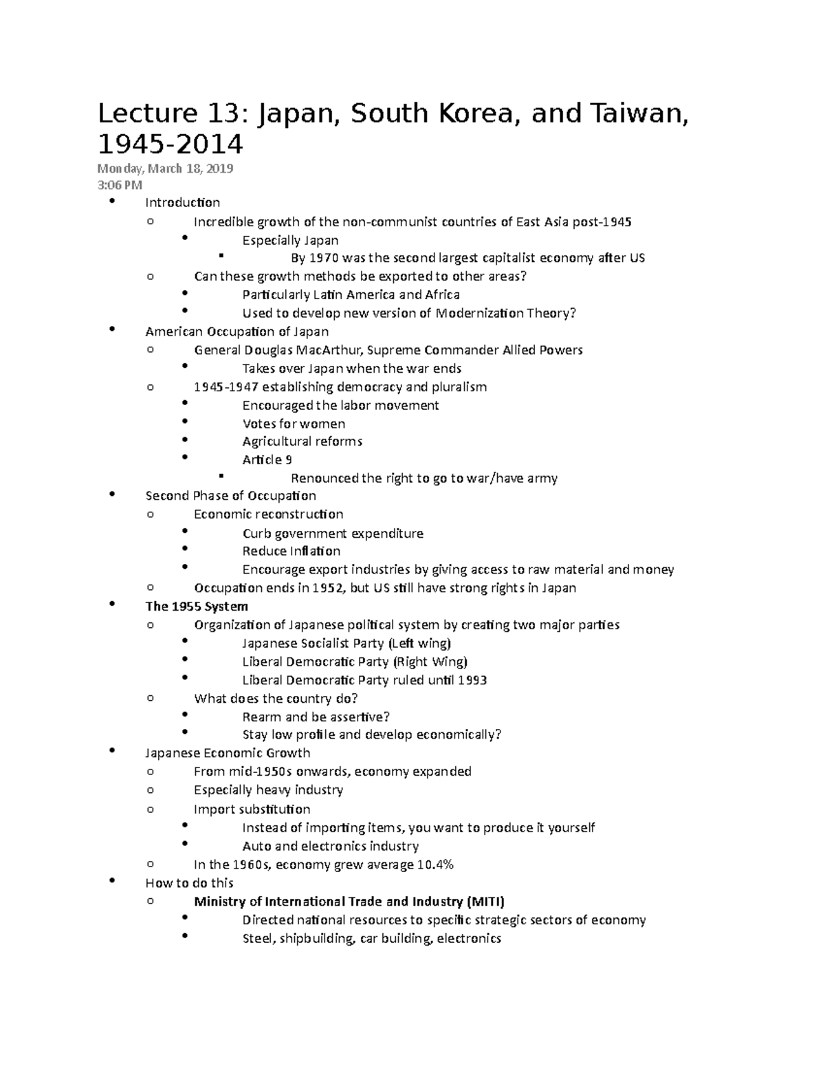 Lecture 13- Professor Alima M. Bucciantini - Lecture 13: Japan, South ...