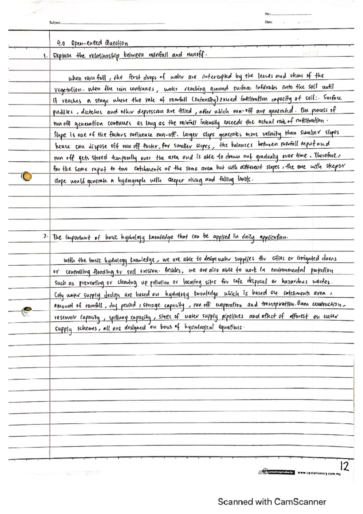 Basic hydrology - Discussion and conclusion - Civil Engineering ...