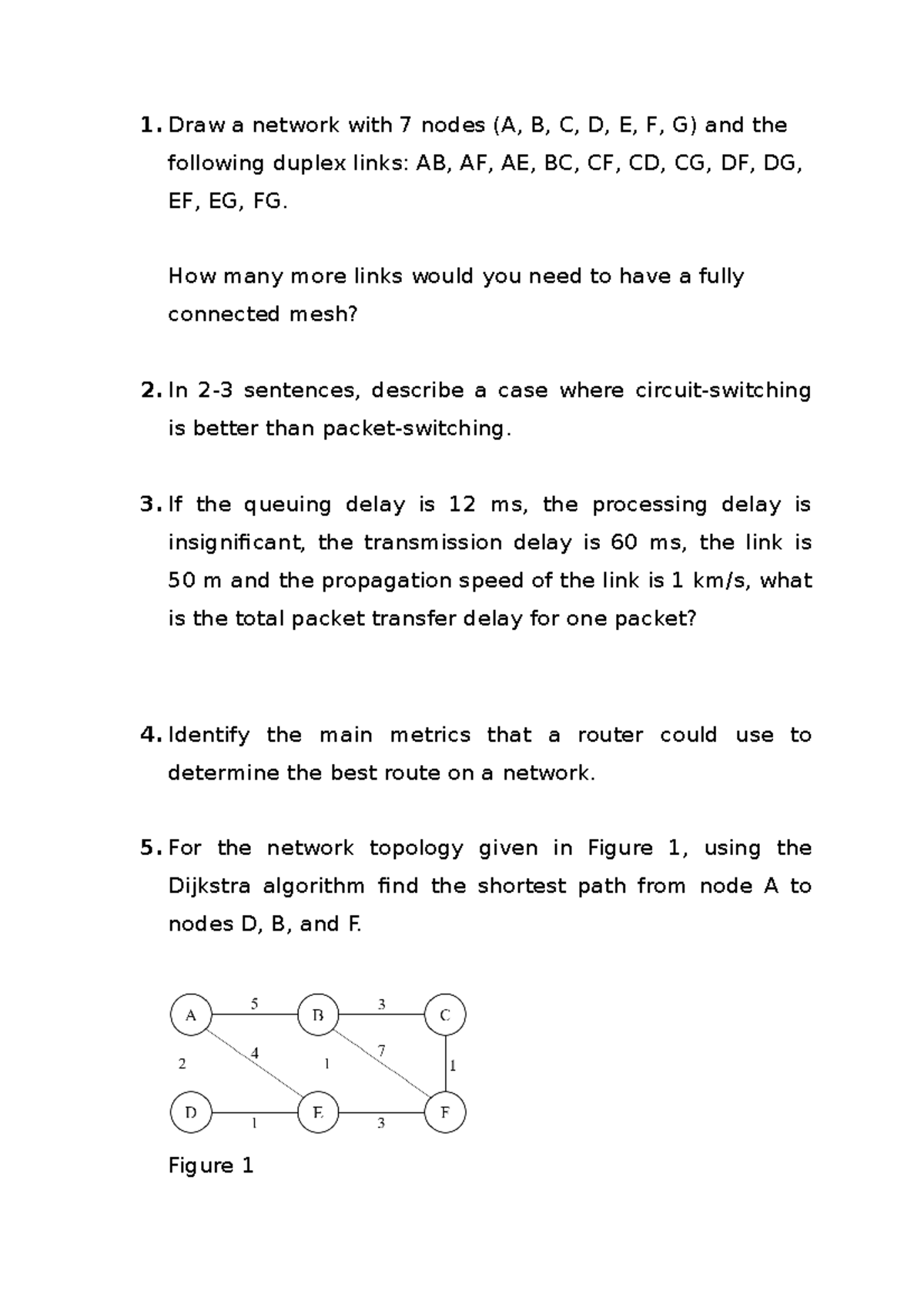 Exercise 1 2 network commands - COMP28411 - Manchester - Studocu