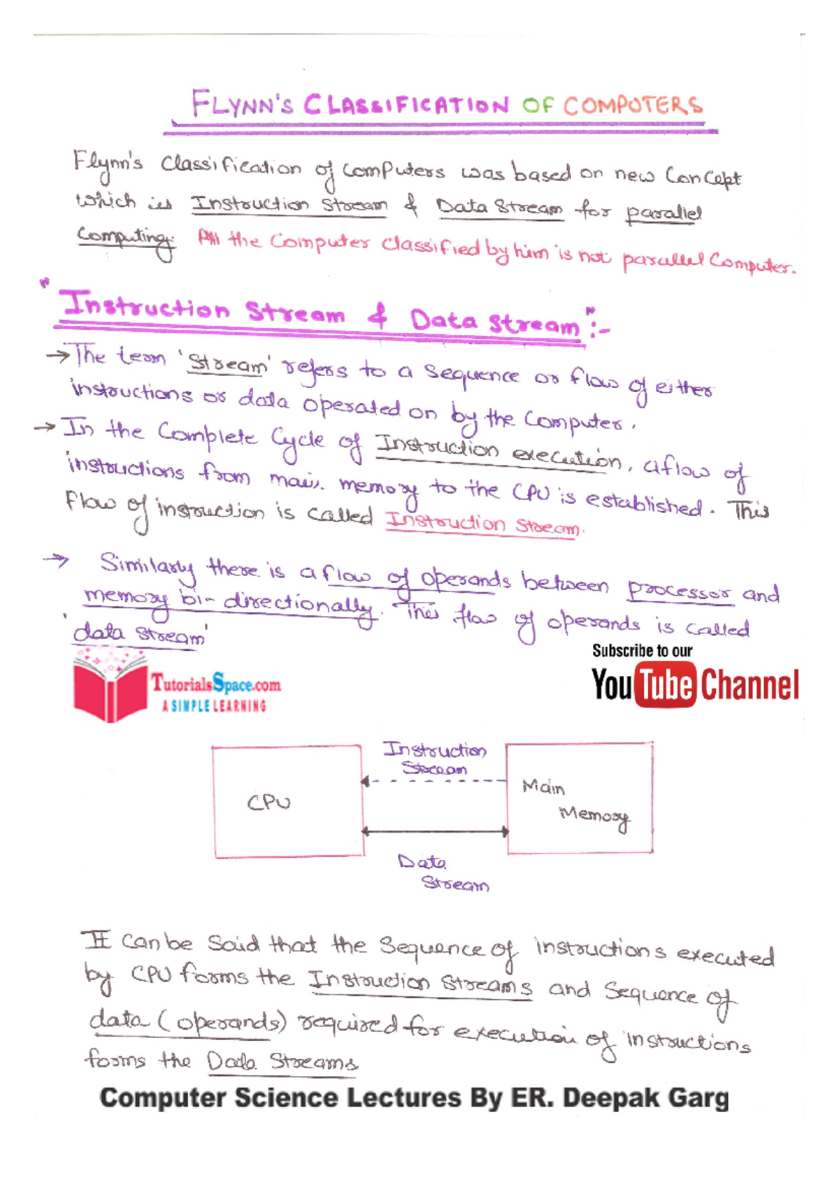 06- Flynn’s Classification Of Computers- Introduction- CAO 2 - Studocu