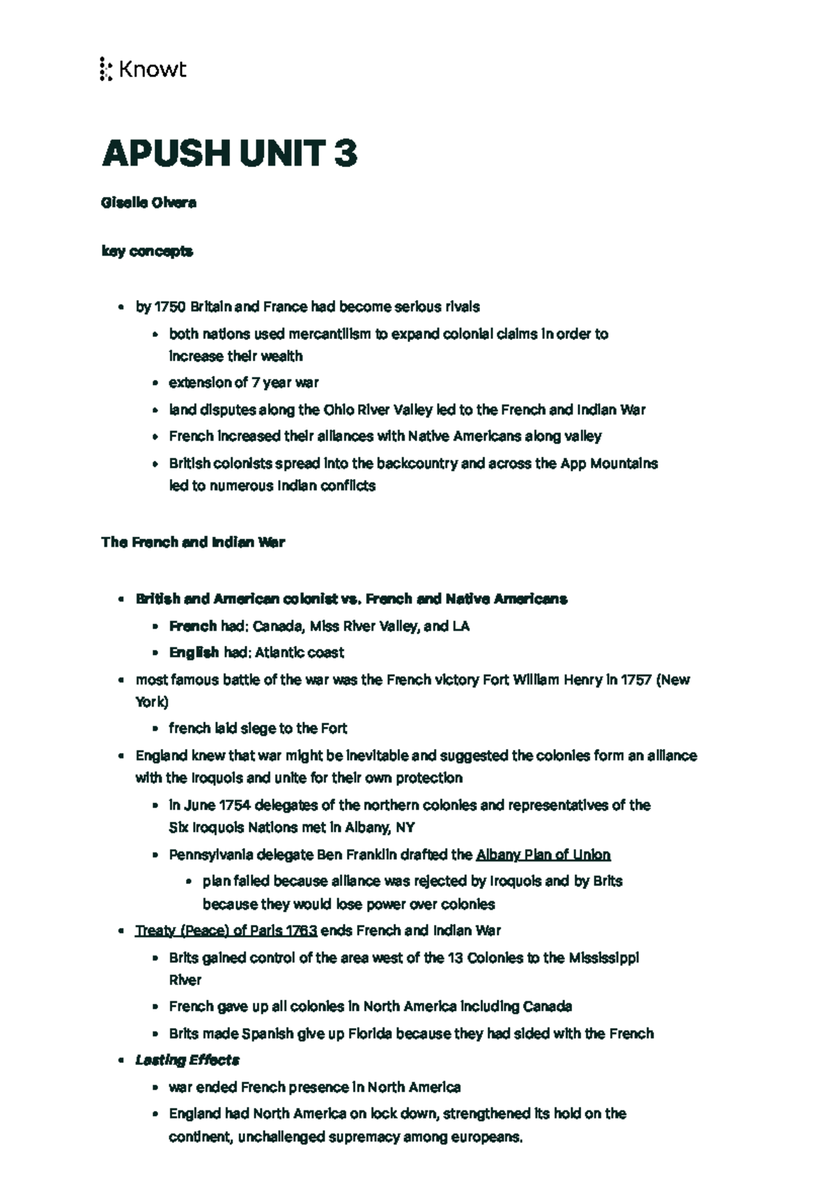 Apush UNIT 3 - class notes - APUSH UNIT 3 Giselle Olvera key concepts ...