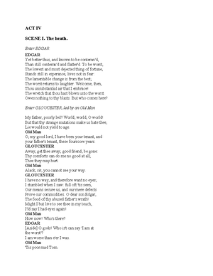 Copy of King Lear Act I - Important run down - ACT I SCENE I. King Lear ...