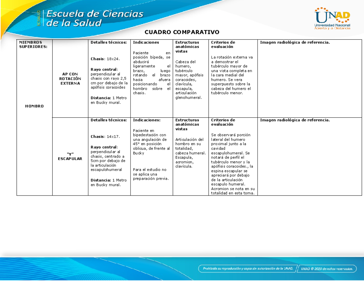 practicas 455884 - CUADRO COMPARATIVO MIEMBROS SUPERIORES: HOMBRO AP ...