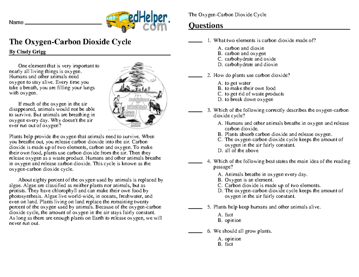 Oxygen-carbondioxidecycle-1nvxtb 4 - Name The Oxygen-Carbon Dioxide ...