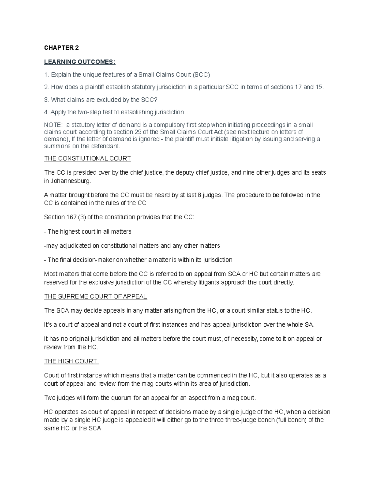 Chapter 2- 7 civil - lecture slides plus textbook notes - CHAPTER 2 ...