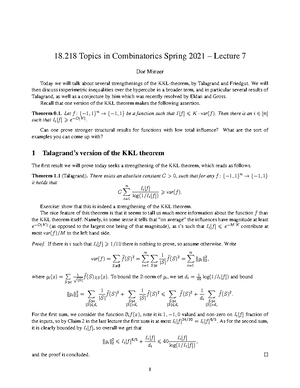 Topics in Combinatorics Lecture 15 - 18TopicsinCombinatoricsSpring2021 ...