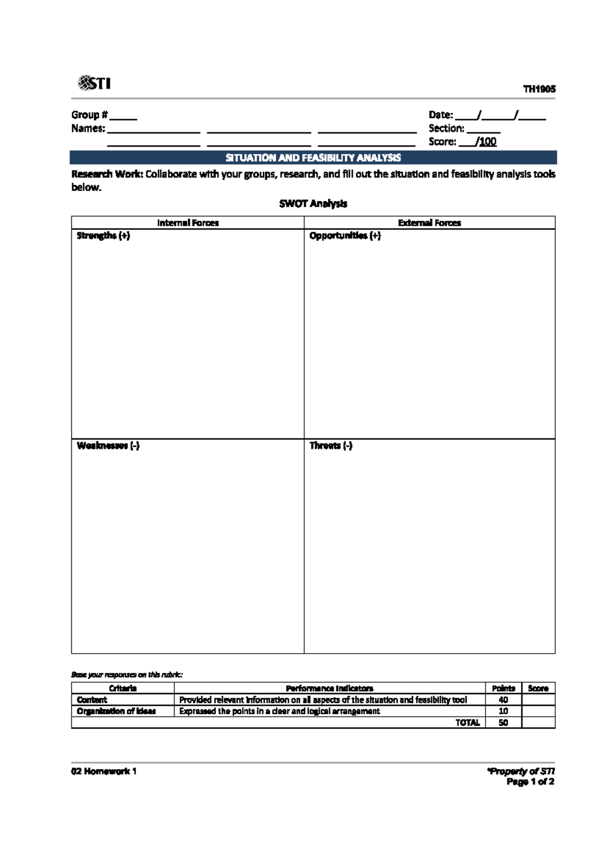 Exam-2-MICE - mice proposal - Tourism Management - Studocu