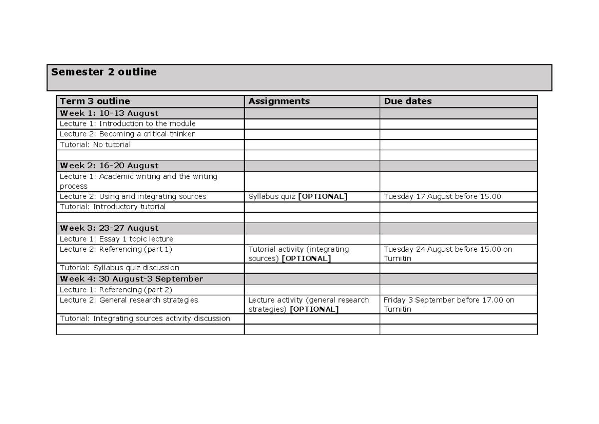 2021 EED 127 Semester 1 Outline - ENG121 - UWC - Studocu