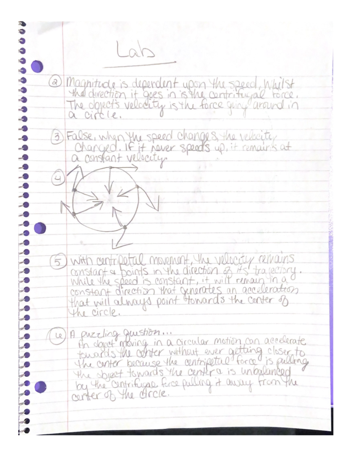 Circle Lab 1 - PHYS-1024-20861 - Studocu