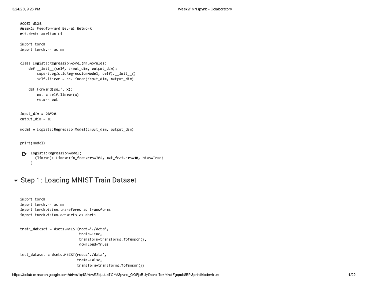 Week2FNN.ipynb - Colaboratory - #COSC 6328 #Week2: Feedforward Neural ...