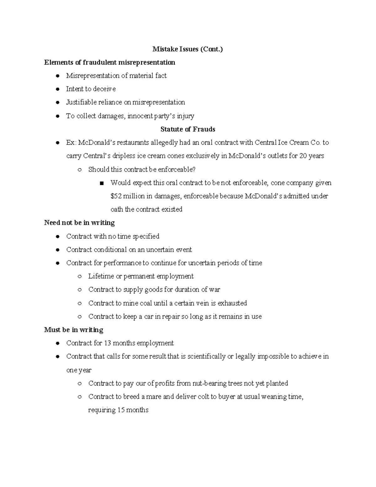 BALW 2015 00 10 29 - Summary notes of BALW 201500 - Mistake Issues ...
