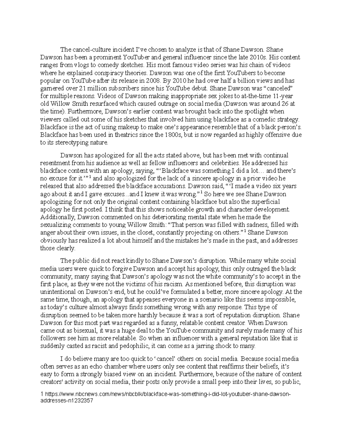 Moudle 3 Discussion - JMS-210 w/ Gyllenhaal - The cancel-culture ...