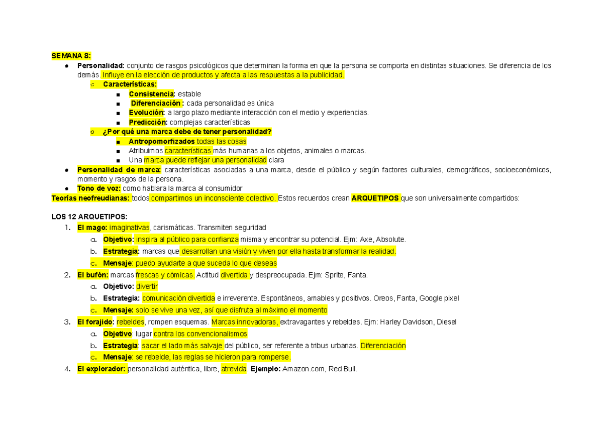 Examen%202 - thyy - SEMANA 8: Personalidad: conjunto de rasgos ...