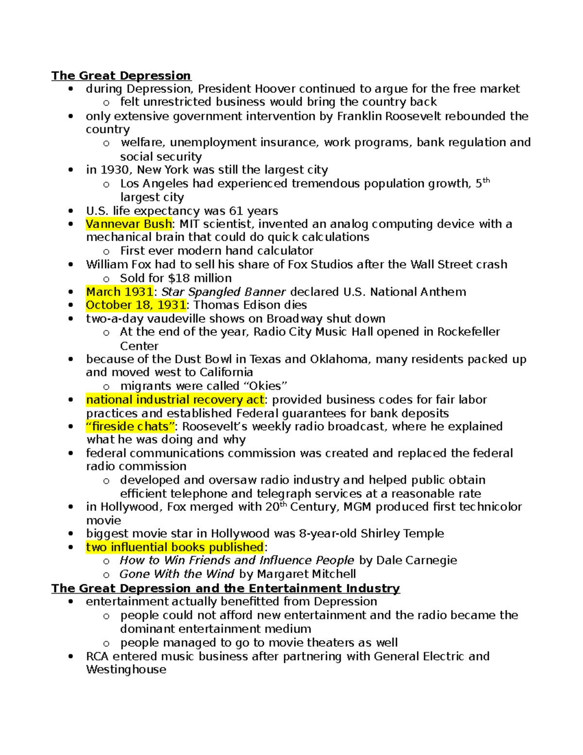 Unit 2 America and the American Recording Business - The Great ...