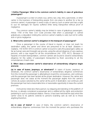 Notes Civil Law Quiz reviewer - Independent civil action vs separate ...