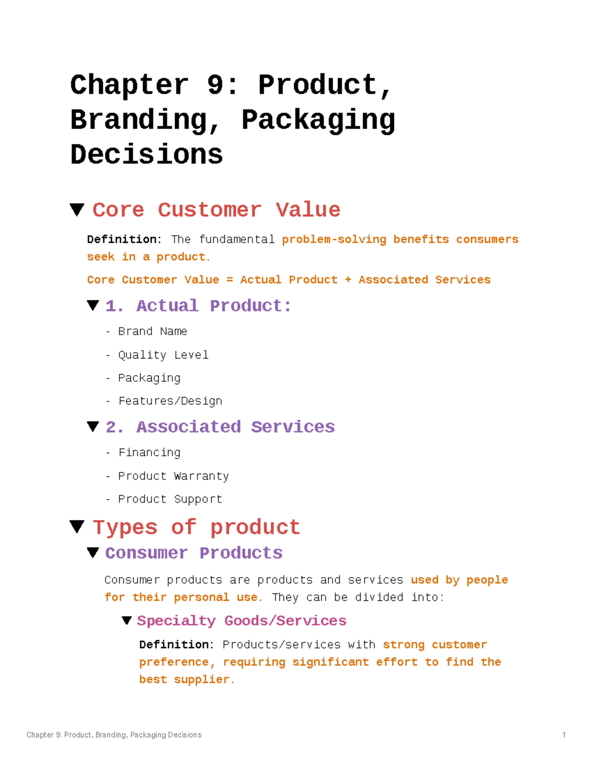 Chapter 9 Product Branding Packaging Decisions - Chapter 9: Product ...