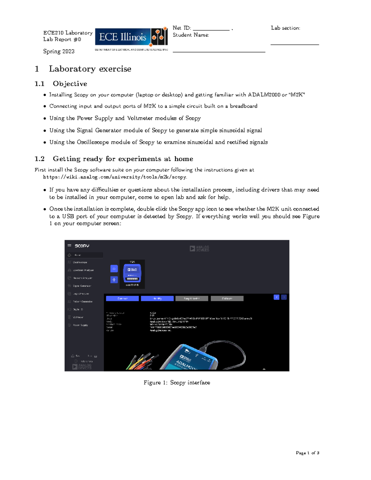 Sping 23 ECE210 L0 - LAB 0 - ECE210 Laboratory Lab Report Spring 2023 ...