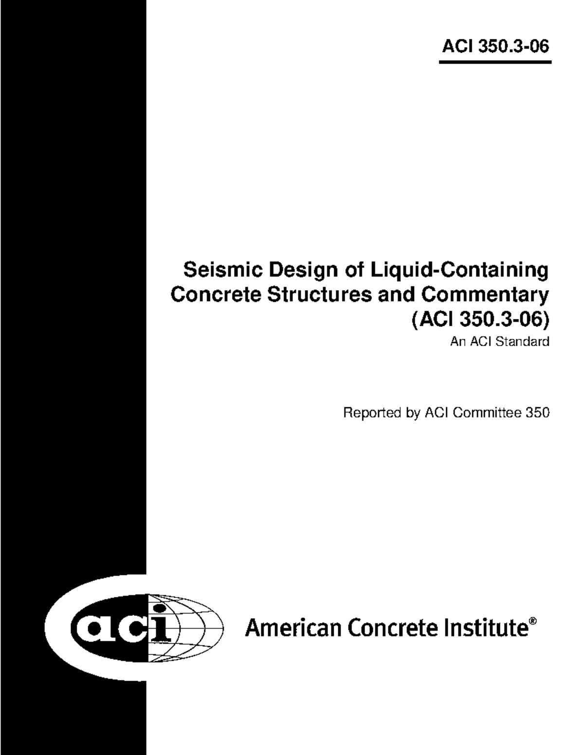 ACI350.3-06 diseño sismico de estanques - ACI 350- Seismic Design of ...