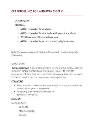 Anesthesia - guidline - Anesthesia Coding Guidelines by Coding Info on March 07, 2018 in CPC ...