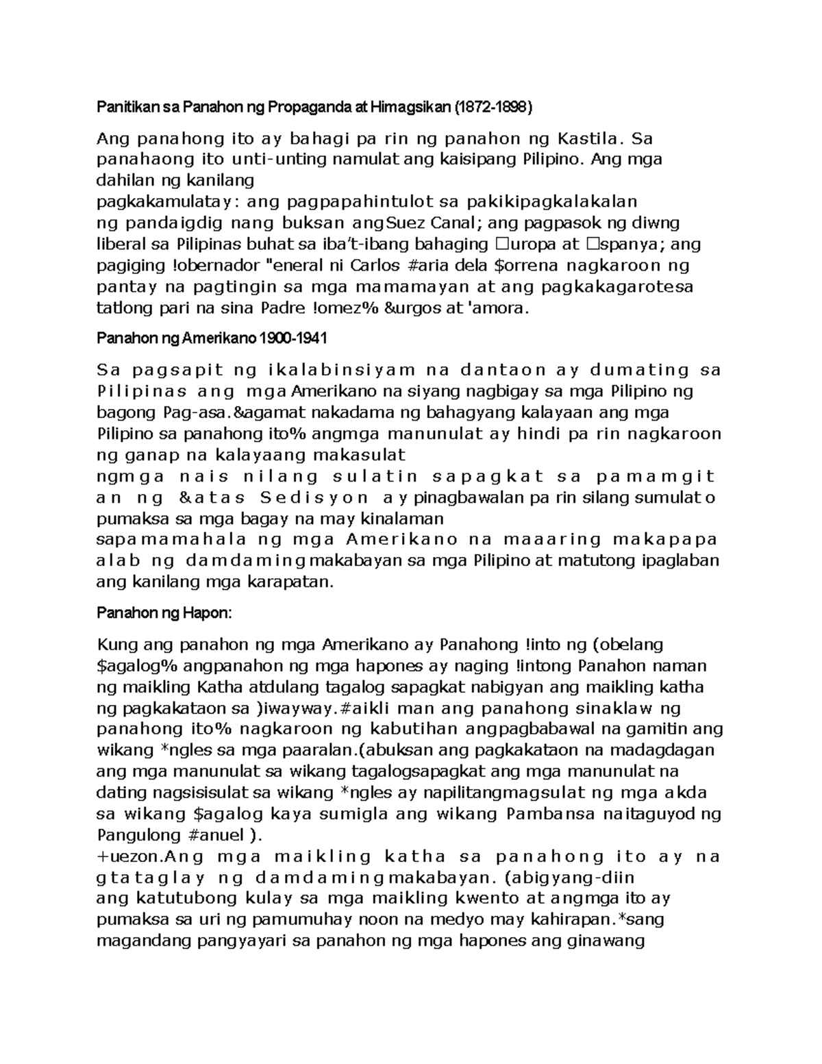 Himagsikan - For education student - Panitikan sa Panahon ng Propaganda ...