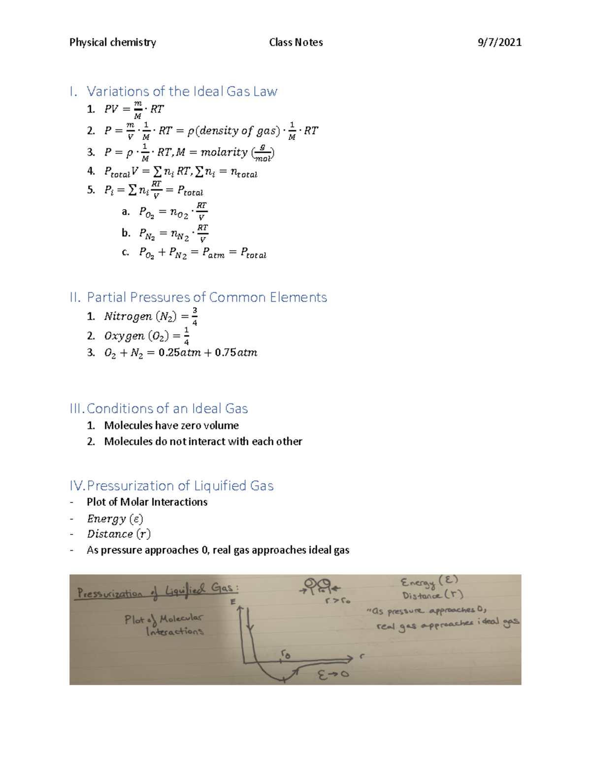 Physical Chemistry 9.7 Notes (Part 2) - Physical chemistry Class Notes ...