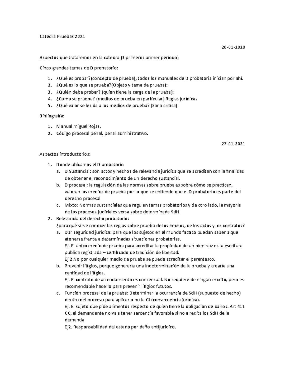 Catedra Pruebas 2021 - Año 2021, profesor - Catedra Pruebas 2021 26-01 ...
