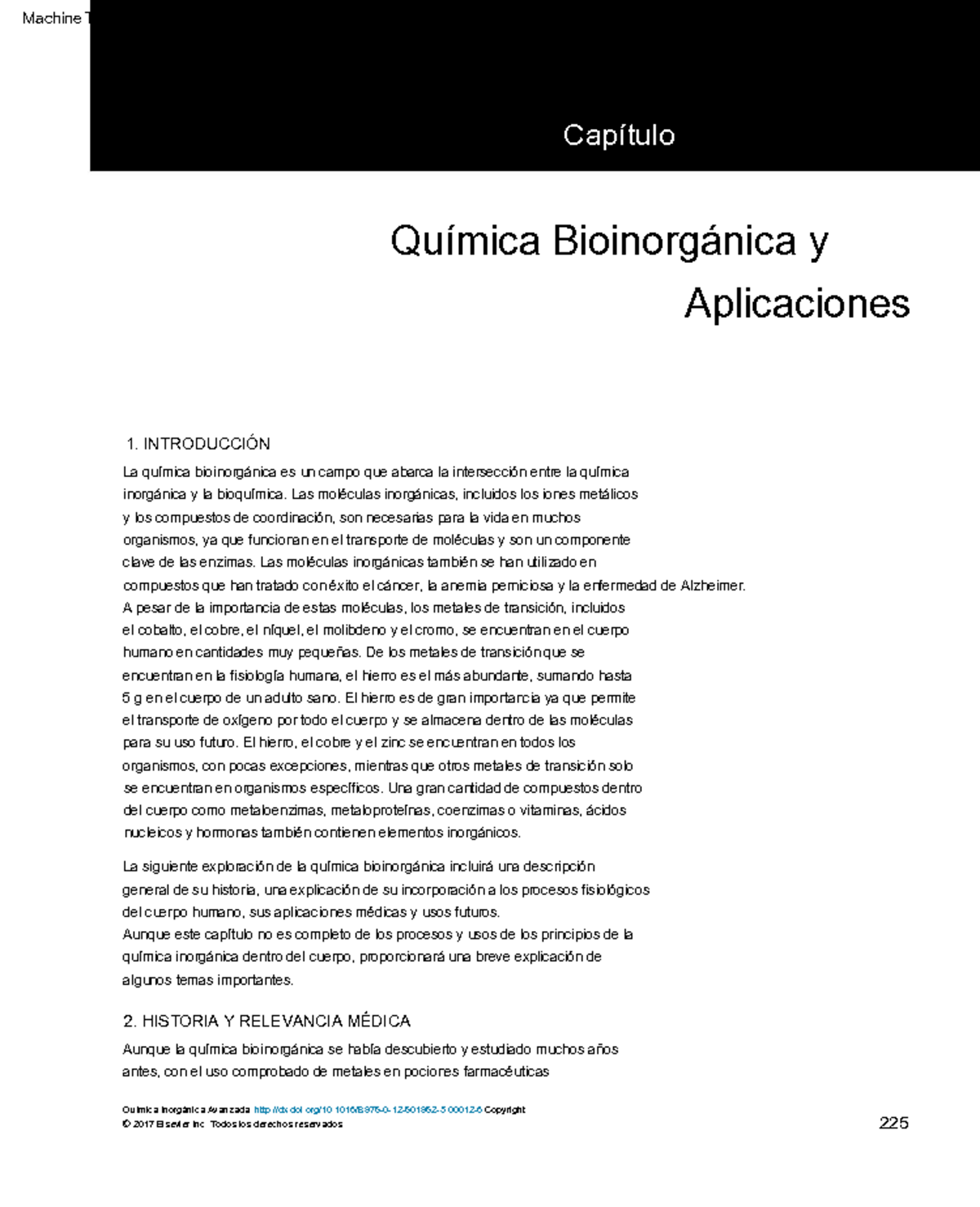 Hosmane 2017www - 1. INTRODUCCIÓN 2. HISTORIA Y RELEVANCIA MÉDICA ...
