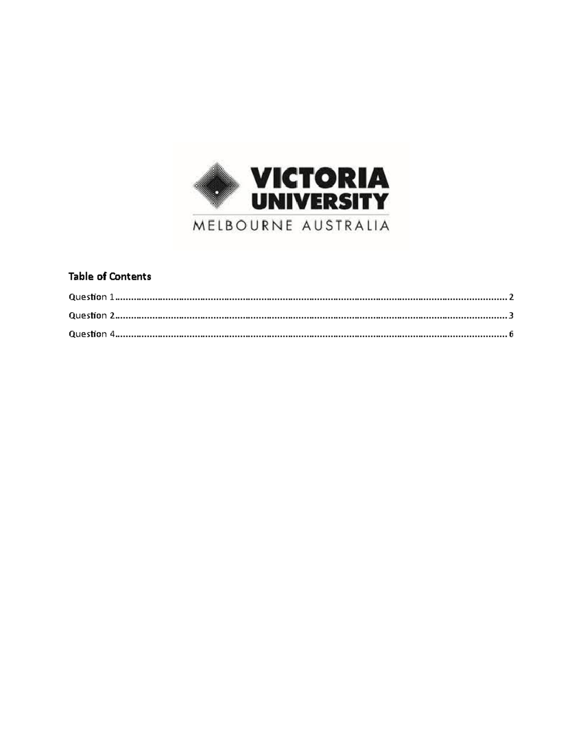 Lab 1 class activity. - Table of Contents Question - Studocu