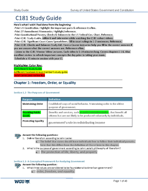 C181 Ch. 3 - Understanding the U.S. Constitution Articles ...