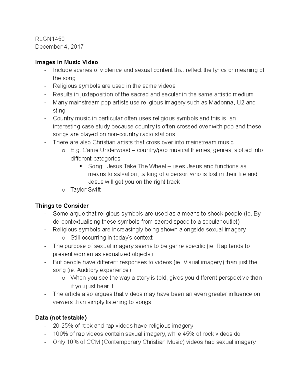 RLGN 1450 - DEC 4 - Lecture notes 1 - RLGN December 4, 2017 Images in ...