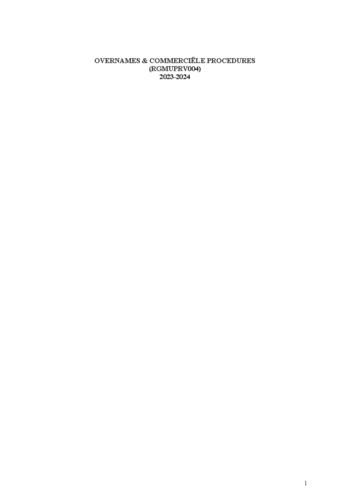 Reader OCP 2023-2024 (notarieel recht - final) - OVERNAMES ...