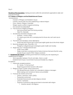 Notes Test 4 US Gov - John Aughenbaugh - U. Government 11/13/17 Class ...