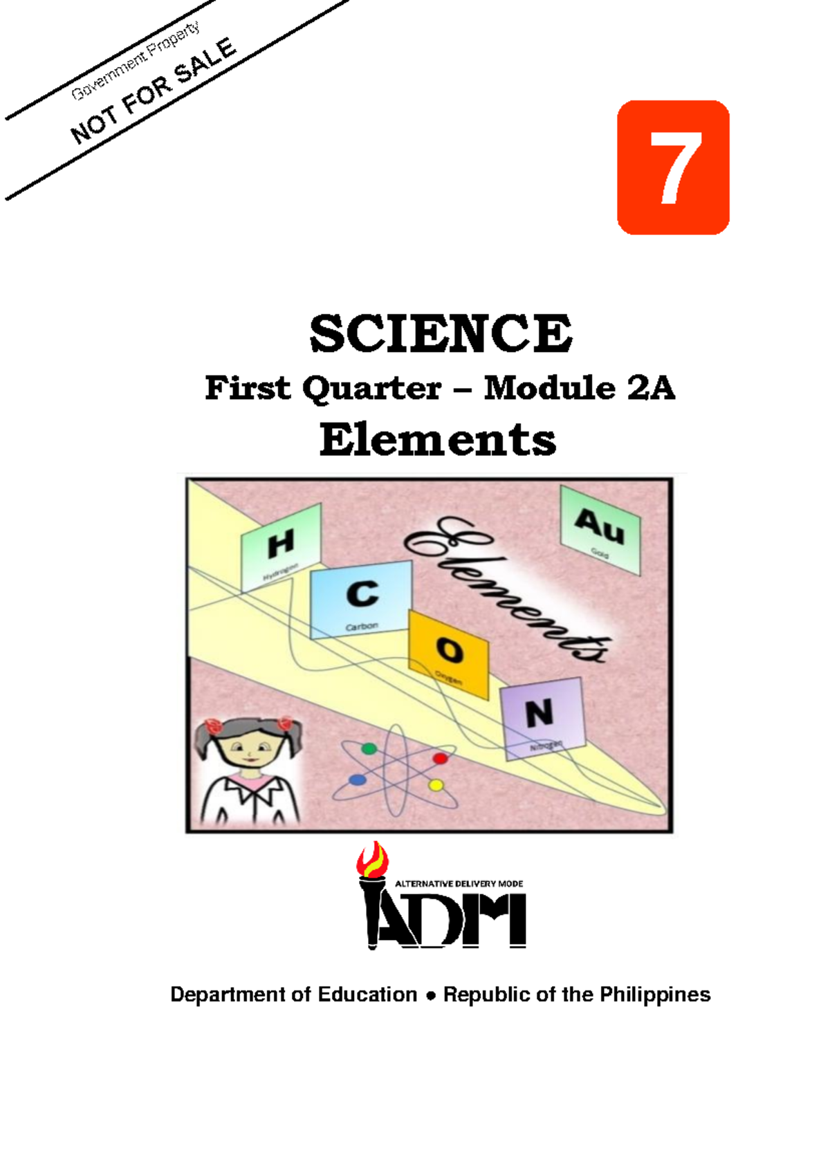 Sci7 Q1 Mod2A Elements v2 - SCIENCE First Quarter – Module 2A Elements ...