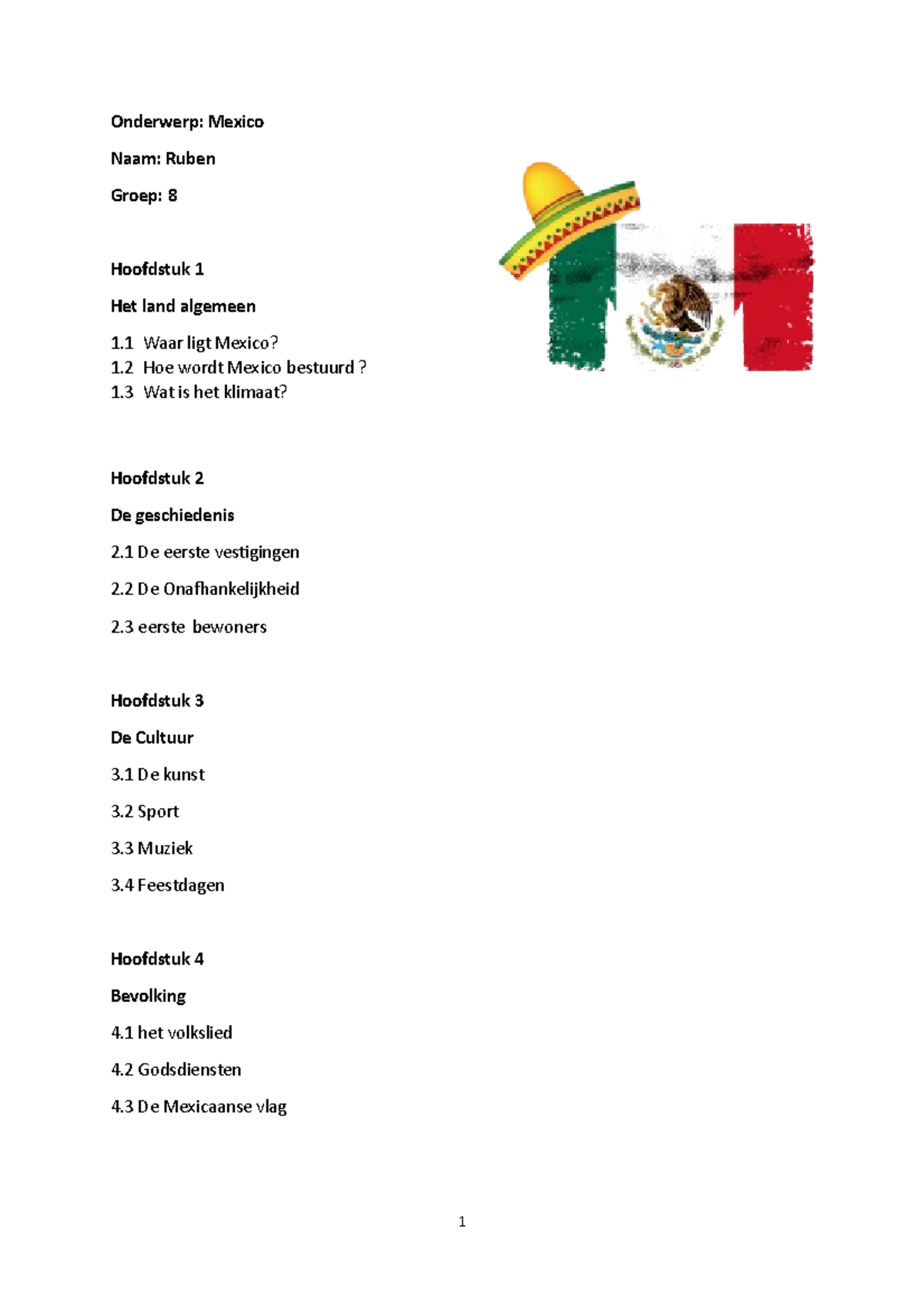 Mexico - de franse frans zij tegen de - Onderwerp: Mexico Naam: Ruben ...