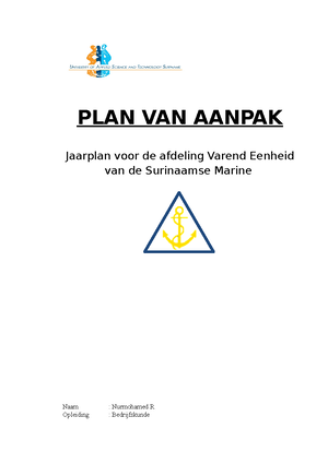 Final Plan van aanpak (O - Plan van aanpak Operationeel management Een ...