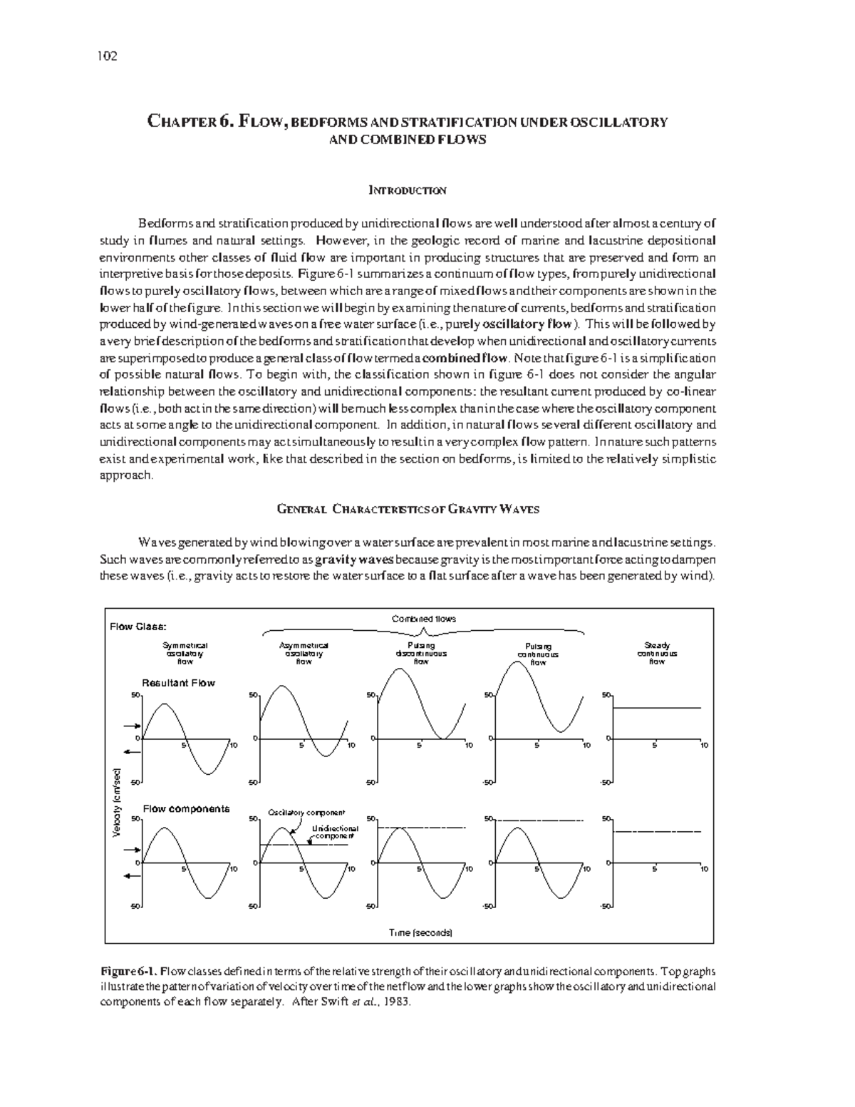 CHAPTER 6. FLOW, BEDFORMS AND STRATIFICATION UNDER OSCILLATORY AND COMBINED FLOWS - CHAPTER 6 ...